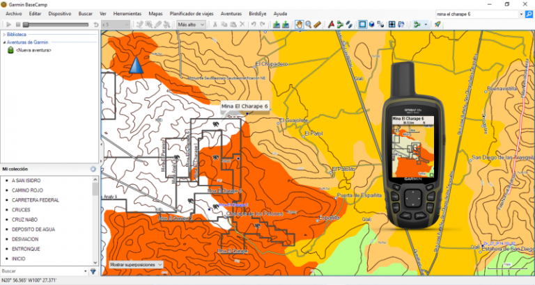 Mexico Mining Map for GPS - Mexico GIS Data